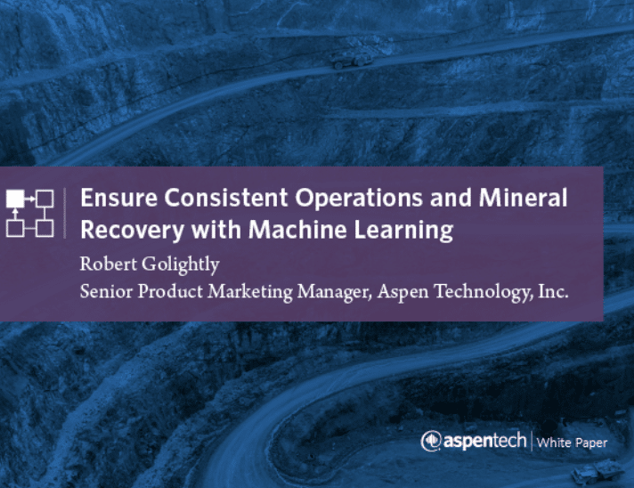 Ensure consistent operations and mineral recovery with machine learning ...