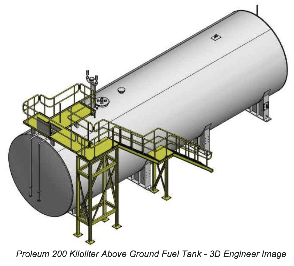 Proleum branches out into above ground fuel storage tanks - Australian ...