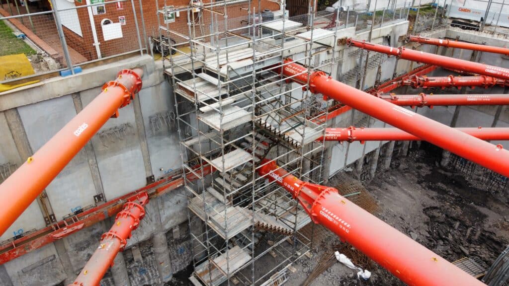 Keeping four-level basement construction on track with Coates