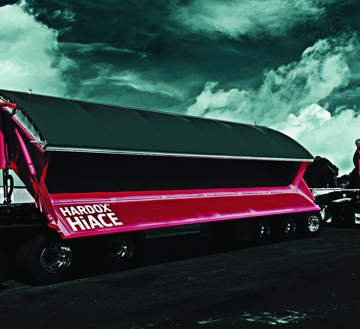 Hardox HiAce fights corrosive wear in tipper bodies