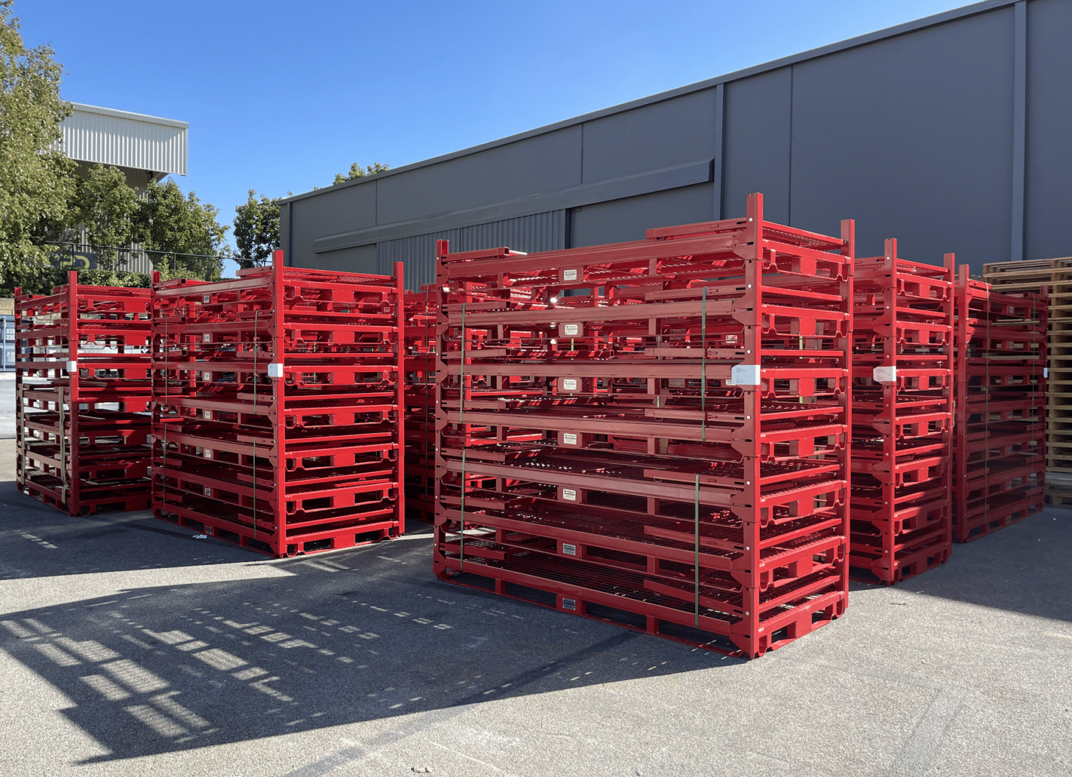 Tradesales transport cages increase capacity for logistics customer