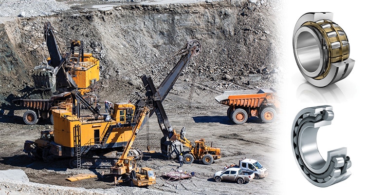 Partners in mining spherical roller bearings