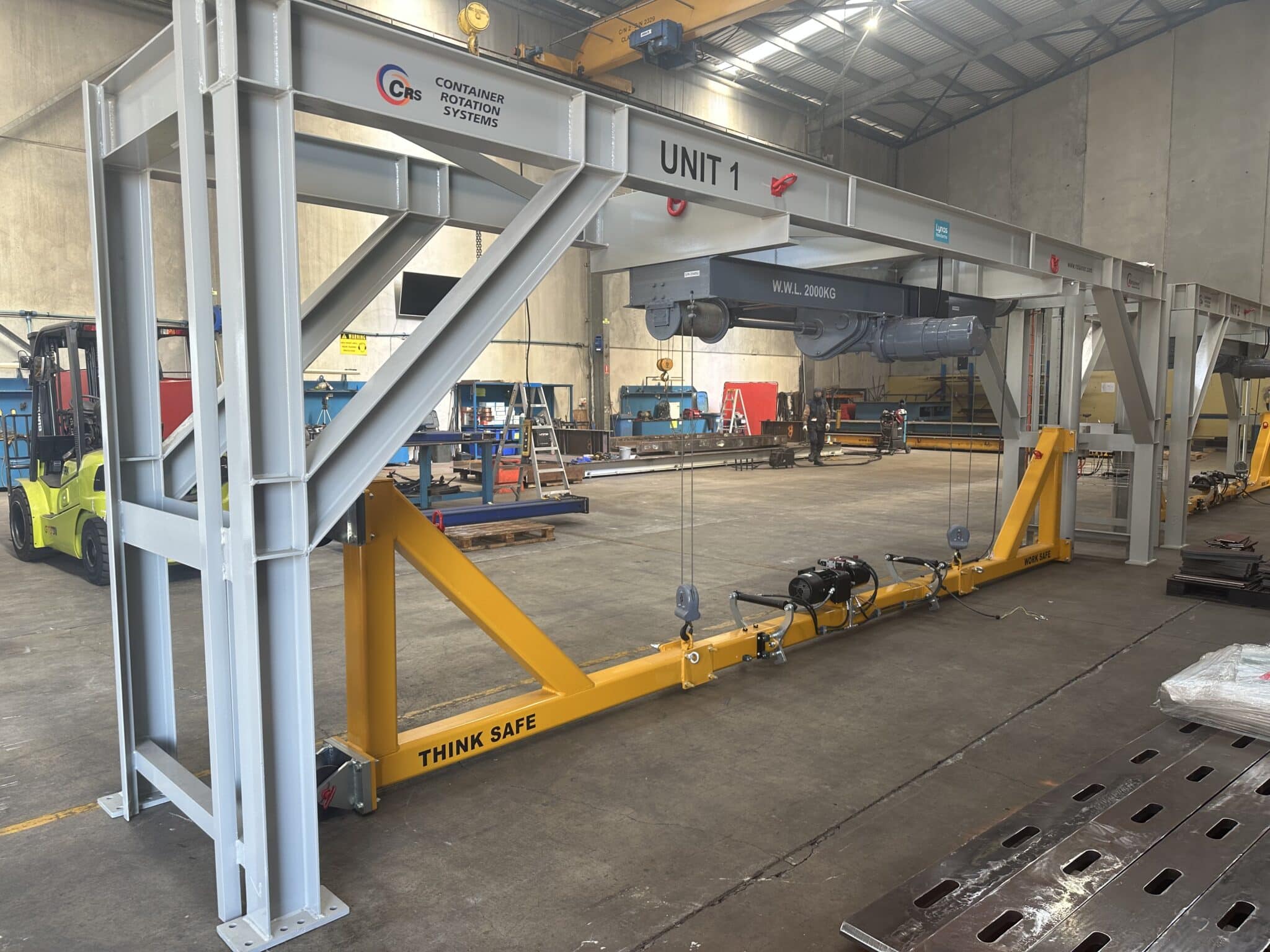 A lid lifting solution from Container Rotation Systems - Australian Mining