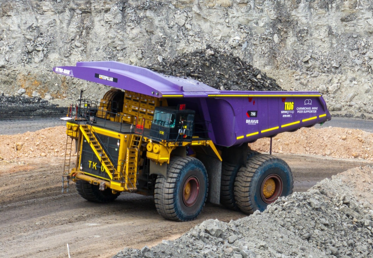 Purple trays hit the pit at Carmichael - Australian Mining