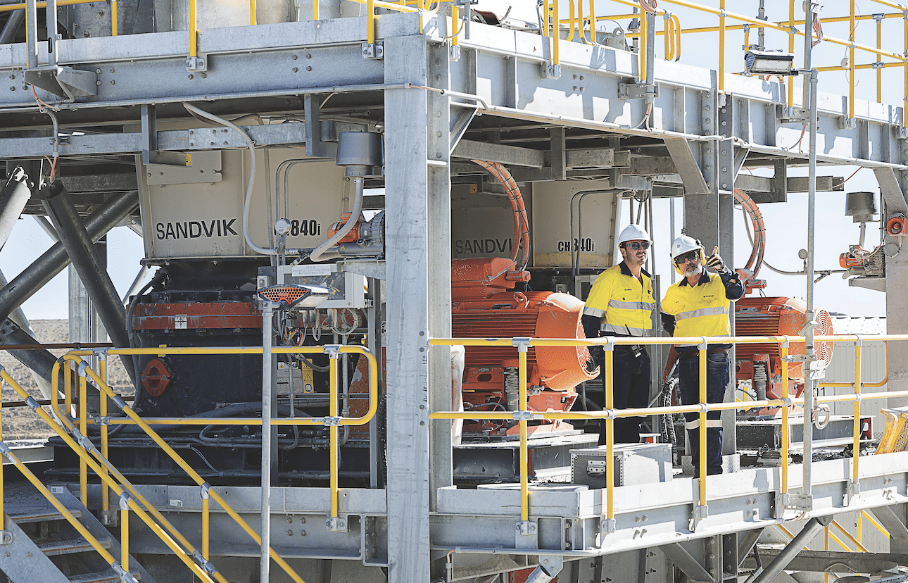 A gold-standard crushing and screening performance at Agnew ...